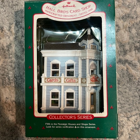 Hallmark | Other | Vintage Hallmark Ornament Collector Series Hall Bros ...